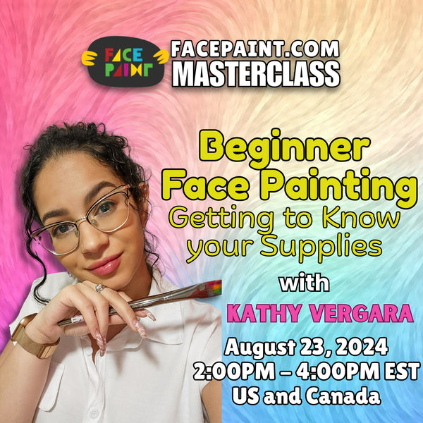 Beginner Face Painting Course Webinar: Getting To Know Your Supplies ...