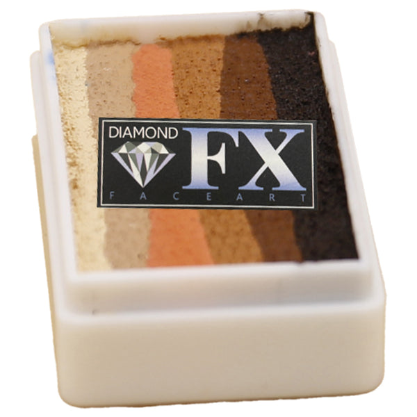 Diamond FX 1 Stroke Cakes - Foxy (1 oz/28 gm) | Facepaint.com