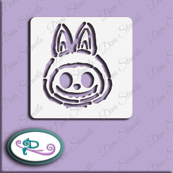 Diva Stencil - Labubu Face | Facepaint.com